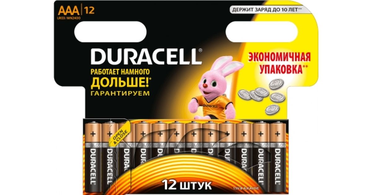 DURACELL AAA Duracell 12 ცალი · საკანცელარიო
