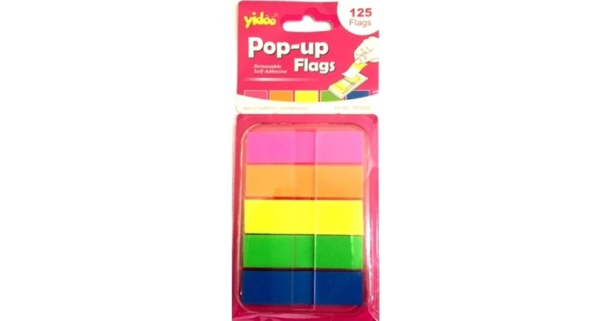 Film Index - Pop-up Flags Merry Stationery 125 Sheets · Stationery