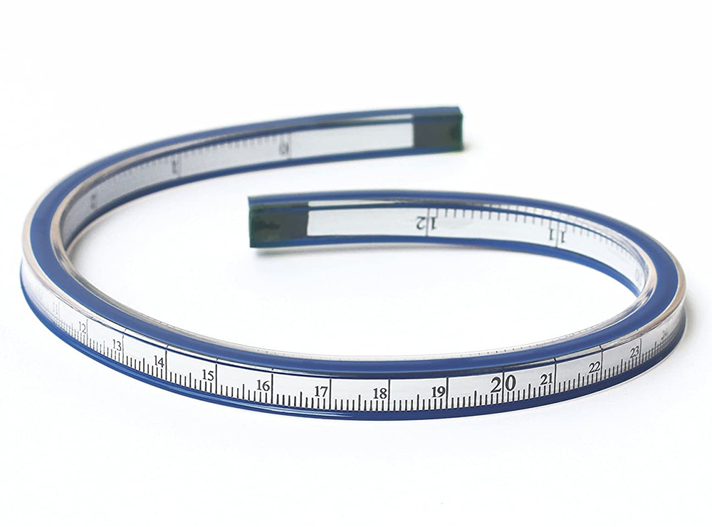 Flexible Curve with Marking and inking edge Isomars 45cm · Stationery