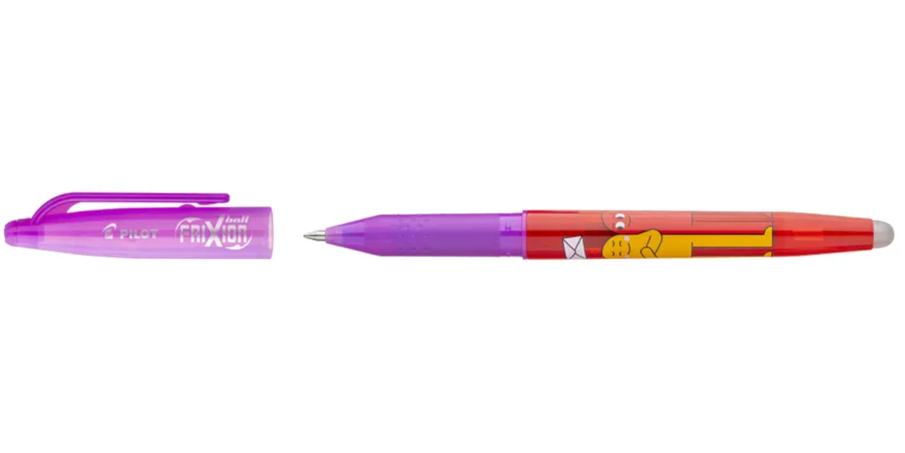 FRIXION BALL საშლელიანი კალამი – Red Purple barrel– Best Friends Pilot ...