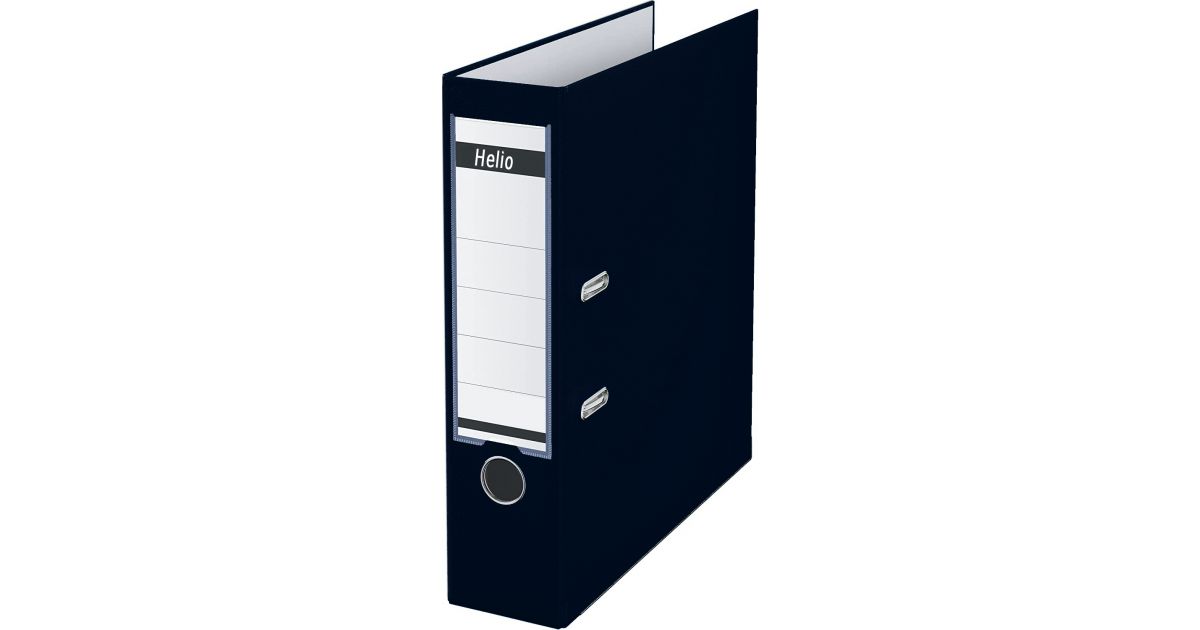 Lever Arch File 70mm Helio A4 - Black · Stationery