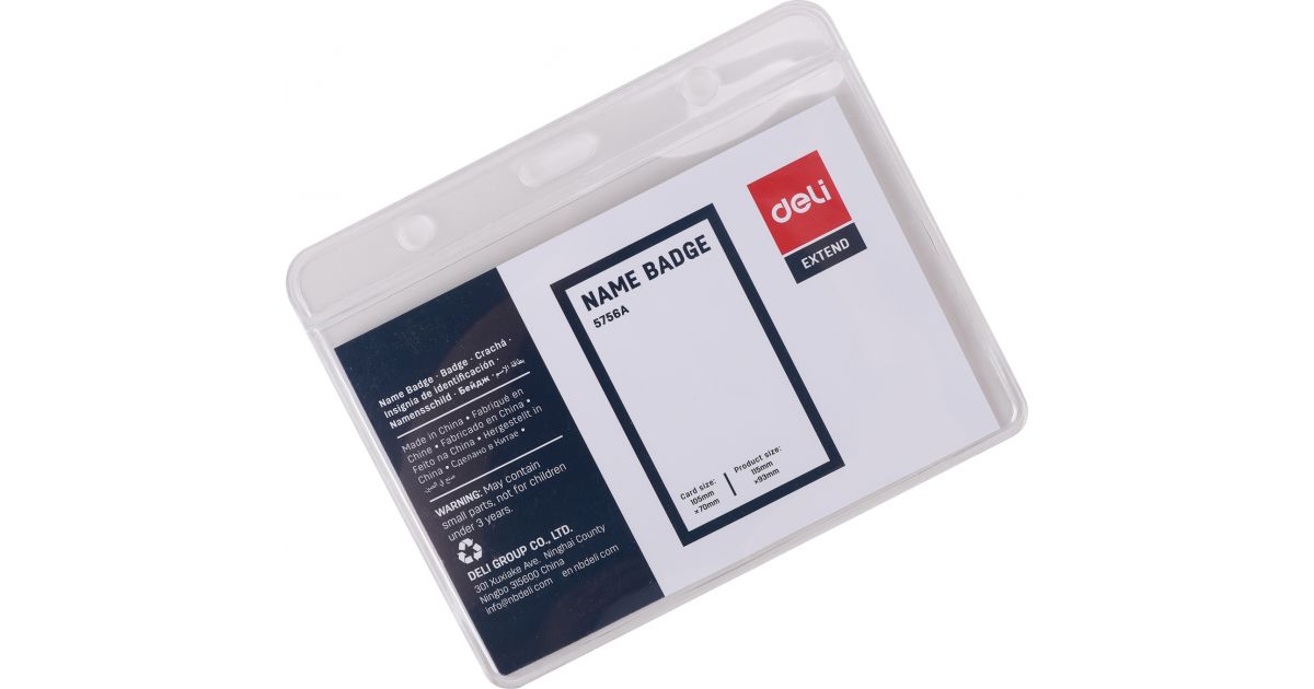 Name Badge Deli 105x70mm · Stationery