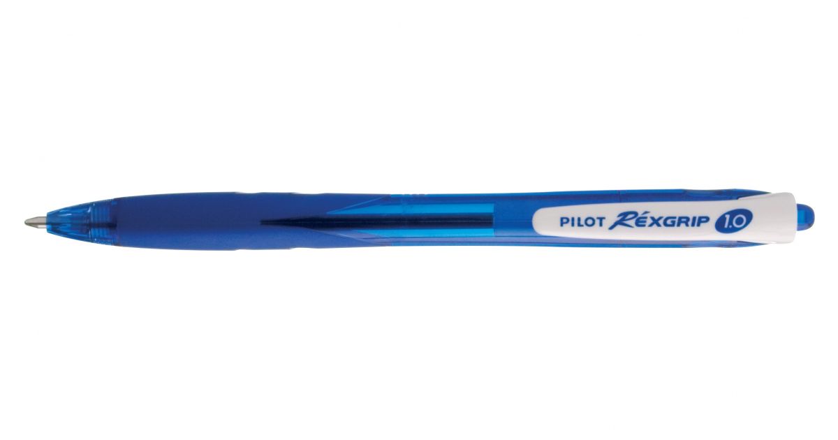 Rexgrip - Ballpoint Pen - Begreen Pilot 1mm Tip - Blue · Stationery