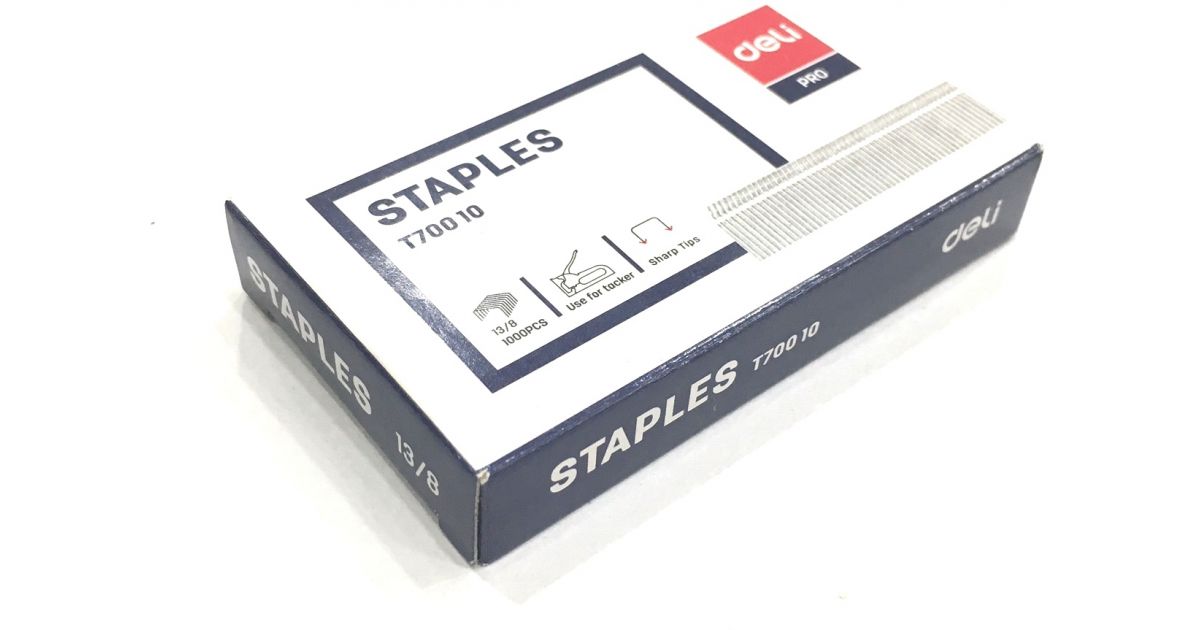 Tacker Staples 13/8 Deli 1000 Pieces · Stationery
