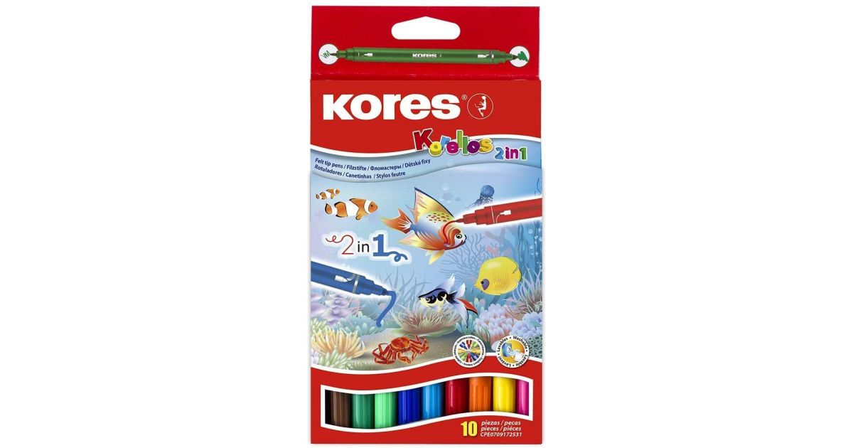Water Color Pen Kores 10 Colors · Stationery