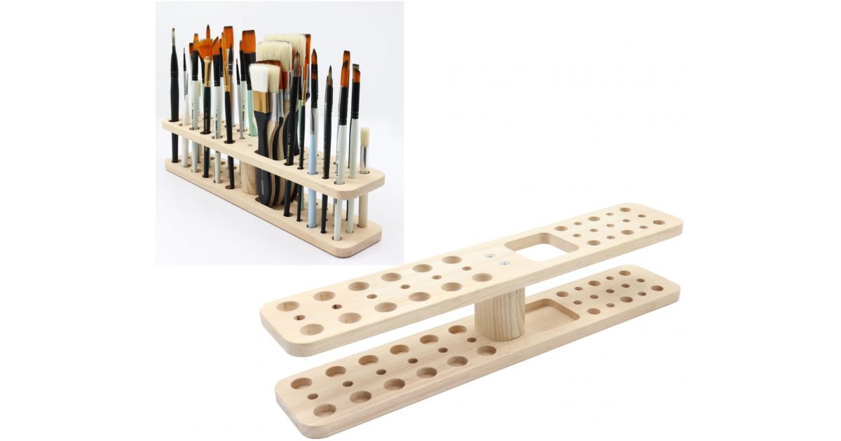 Wooden Brush Stand Isomars · Stationery